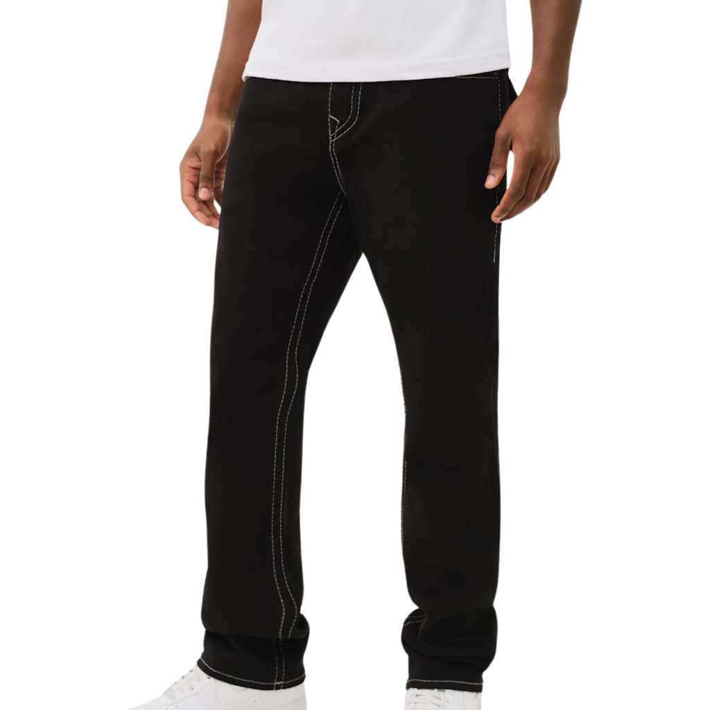 True Religion Body Rinse Black Ricky Flap Big T Jeans | Hurleys
