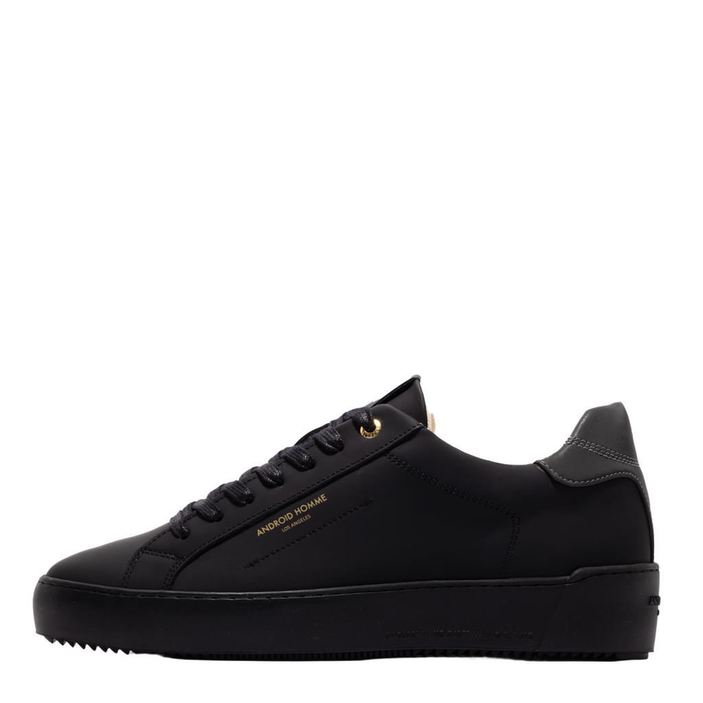 Android Homme Black Zuma Gomma Leather Reflective Trainers | Hurleys