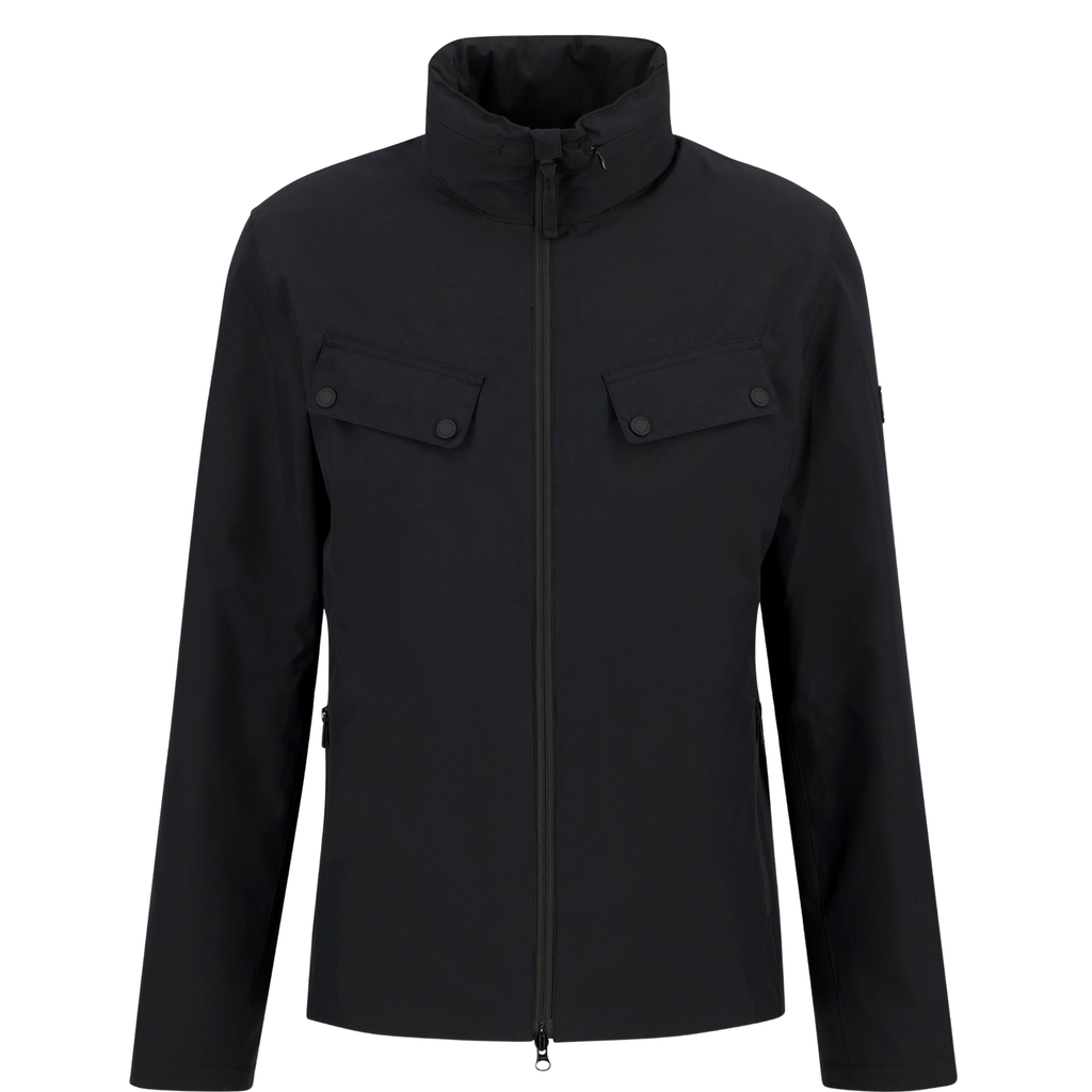 Barbour International Black Alver Showerproof Jacket | Hurleys