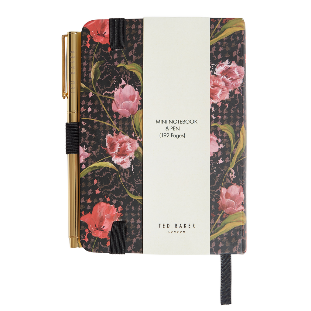 Ted Baker Black Tullsy Mini Notebook and Pen | Hurleys