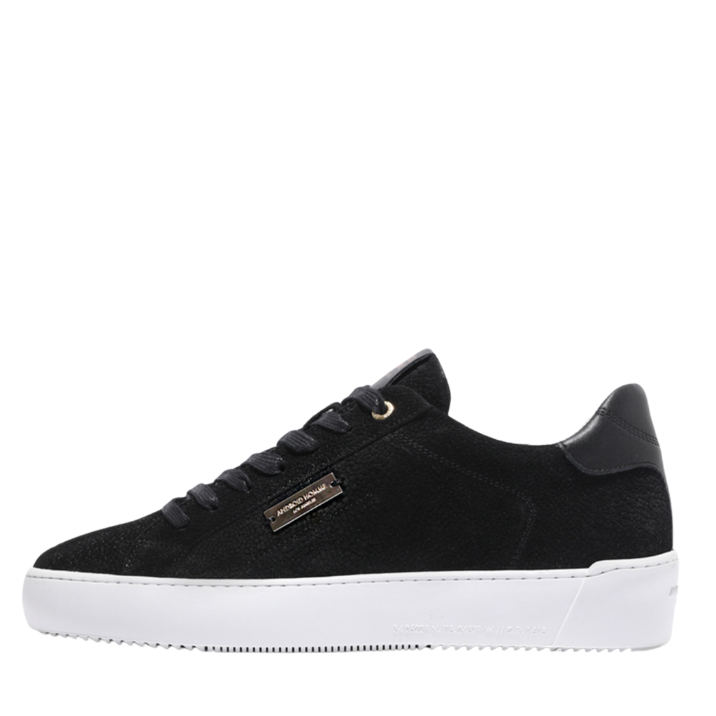 Android Homme Black Zuma Jumbo Stingray Suede Trainers | Hurleys